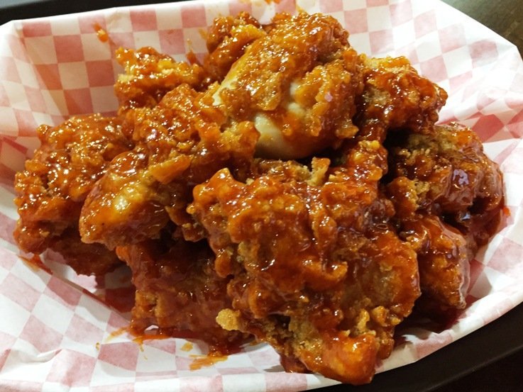 Hmart-SweetSpicyFriedChicken ~ NC Triangle Dining Food Blog
