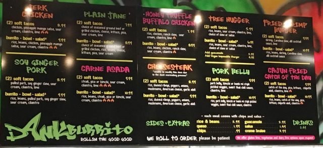 DankBurrito-MenuApril2019 ~ NC Triangle Dining Food Blog