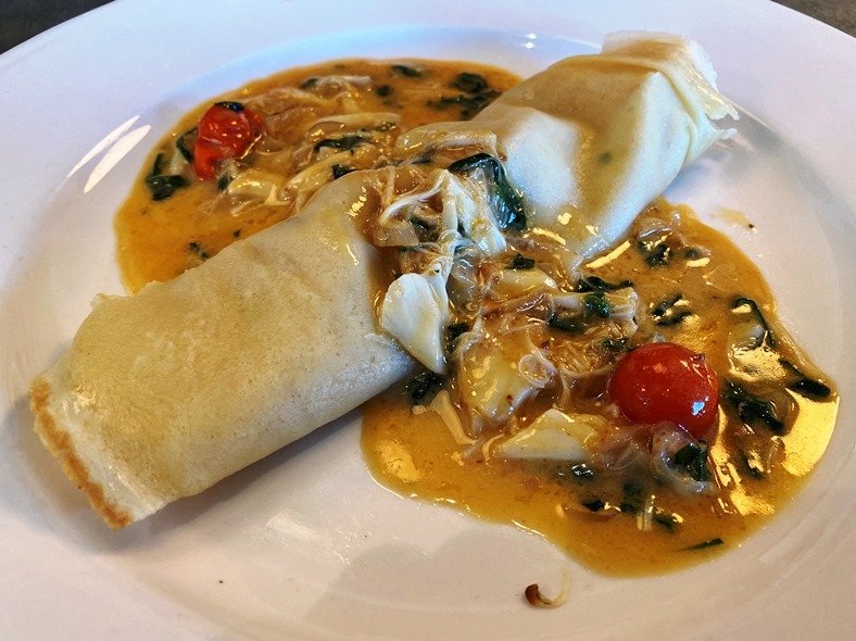 Coquette-SeafoodCrepe ~ NC Triangle Dining Food Blog