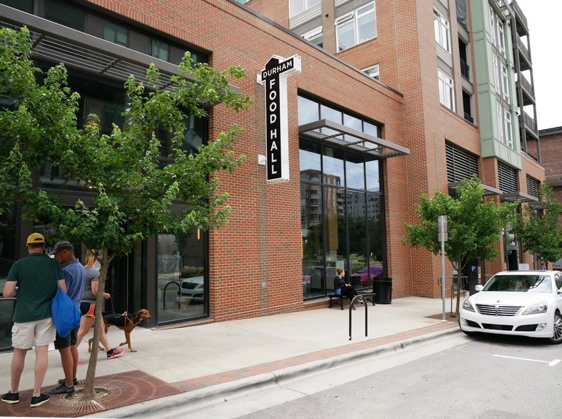 DurhamFoodHall-FrontDay ~ NC Triangle Dining Food Blog