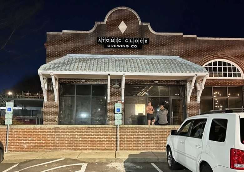 AtomicClockBrewing-FrontConstructionNight